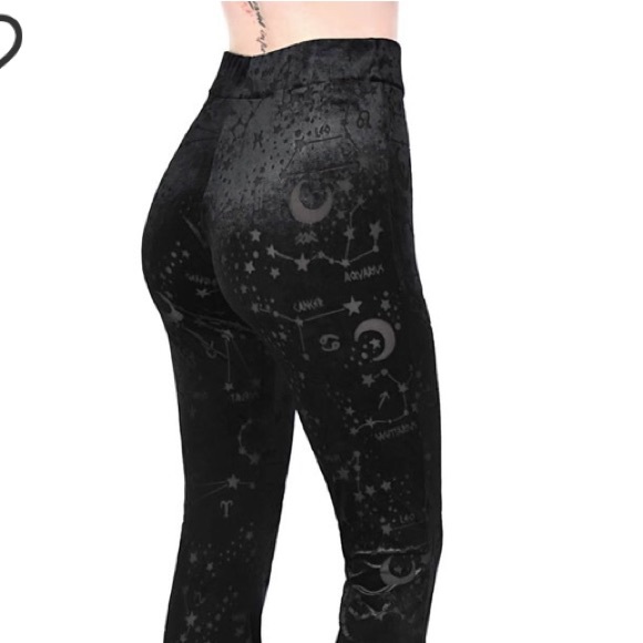 Killstar | Pants & Jumpsuits | Galaxy Bell Bottoms Flares Killstar Burning Man | Poshmark